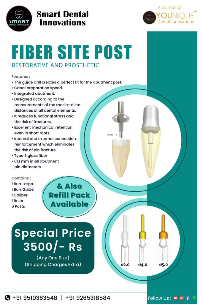 Fiber Site Post – Buy Dental products Online DentalMantraa